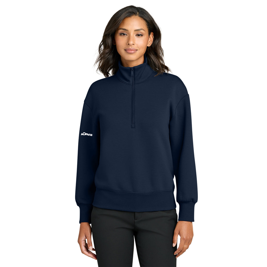 Mercer + Mettle Women’s Soft Spacer ¼ Zip – MDavisLogoShop